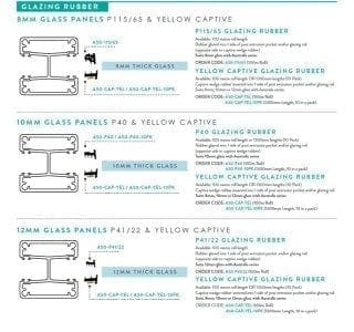 P40 Glazing Rubber