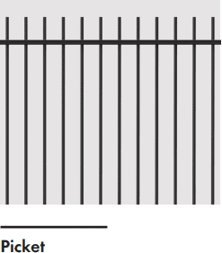 Custom Made Picket Top Panels x 1200mm High (QLD ONLY) - Fences Galore ...